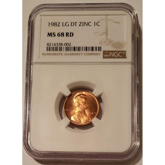 Us Mint | Other | 982 Lincoln Memorial Cent Large Date Zinc Ms68 Red ...